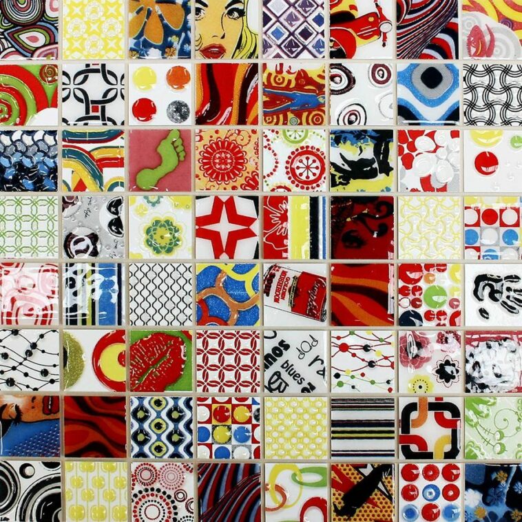 Pop Art Bathroom - The Tiles of India